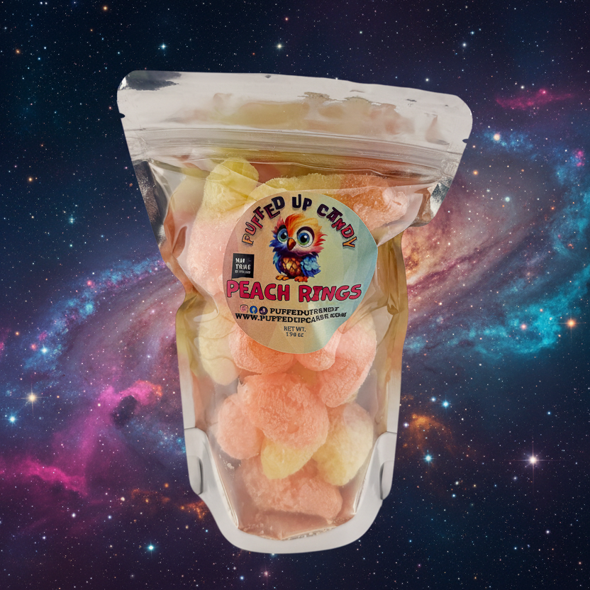 Peachy-O's – Puffed Up Candy